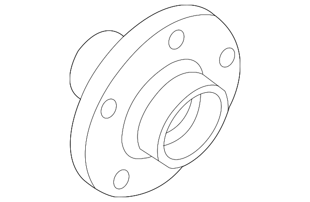 8N0-407-613-A - Volkswagen Front Hub 2002-2006 Volkswagen | Performance ...