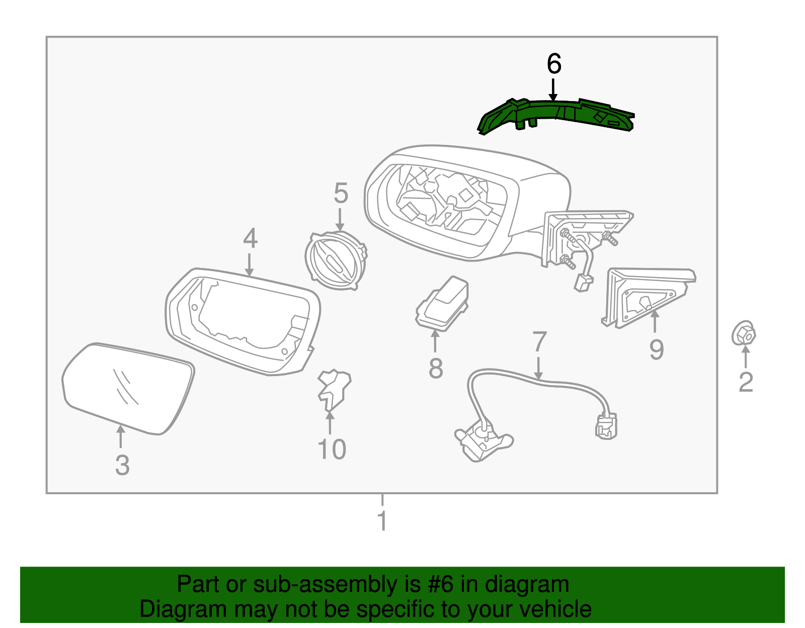 Hyundai - 87613-B1500 - Turn Signal Lamp - 2018-2020 Genesis G80 | OEM ...