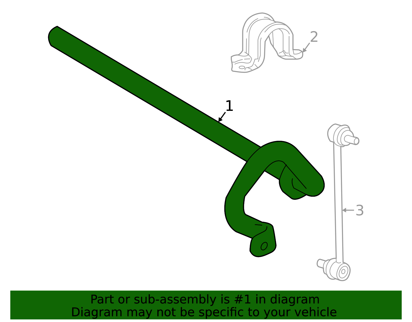 2021-2025 Toyota Sienna Stabilizer Bar 48804-08011 | Toyota Parts Center