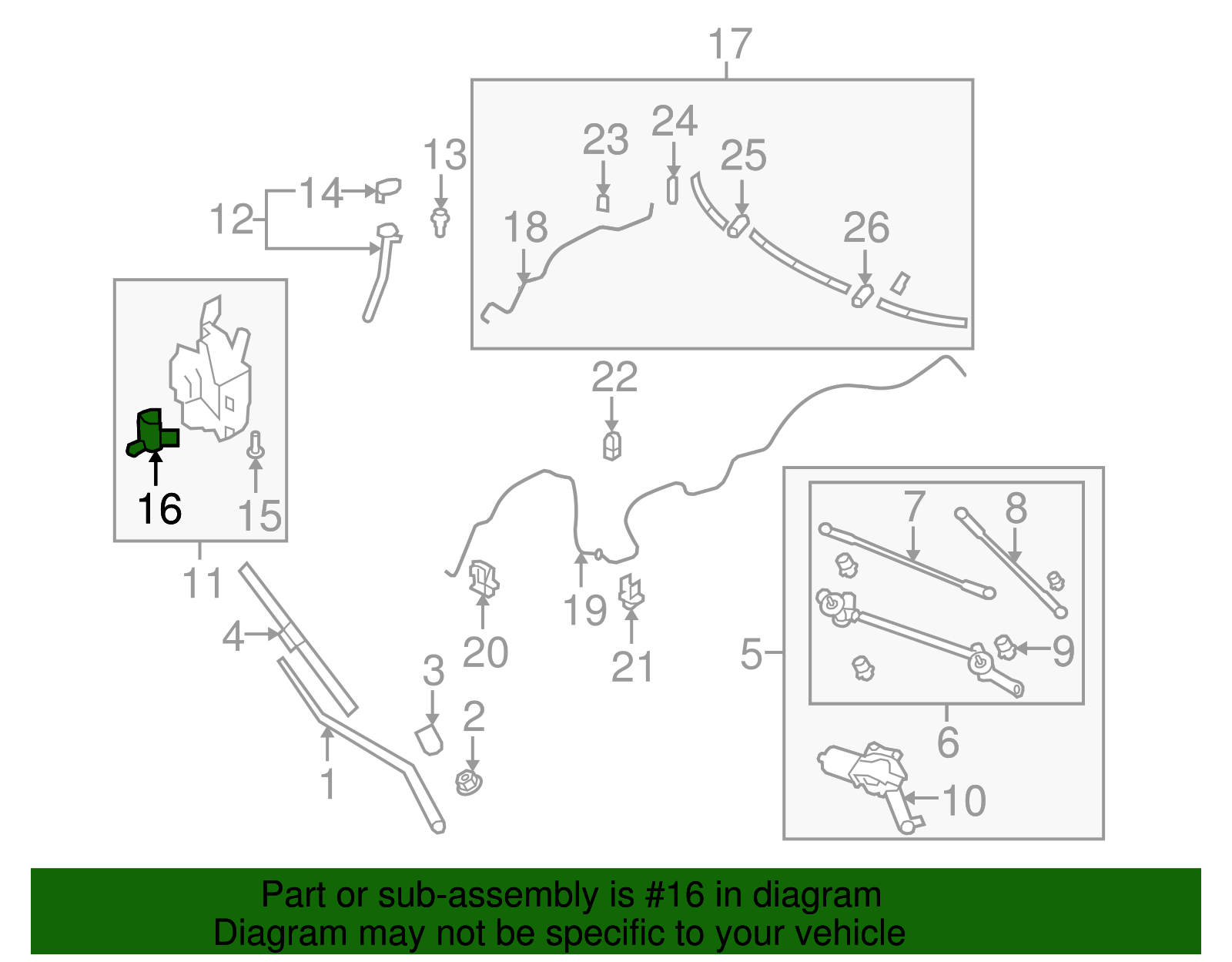 2008-2020 Infiniti Washer Pump 28920-CA000 | Faulkner Infiniti of ...