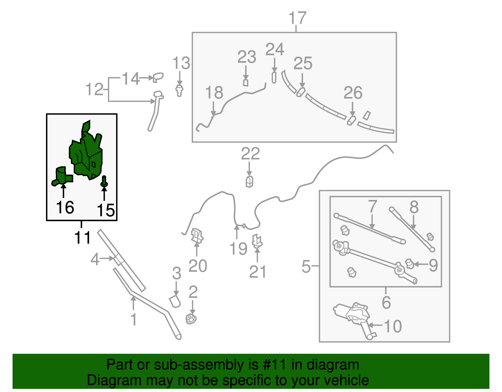 28910-1BA0A - Washer Reservoir 2008-2017 Infiniti | INFINITI Parts ...