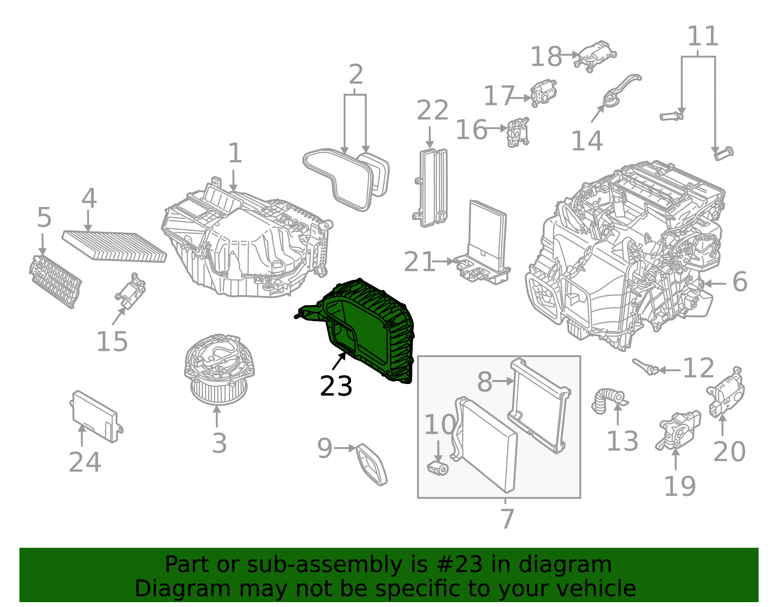 1EB-260-377-A - Center Duct 2021-2024 Volkswagen ID.4 | Wolfsburg Parts ...