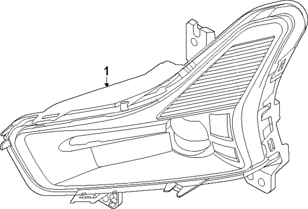 2019-2020 Ford Fusion | Lamp Assembly Fog Front | KS7Z-15201-B | Walls ...