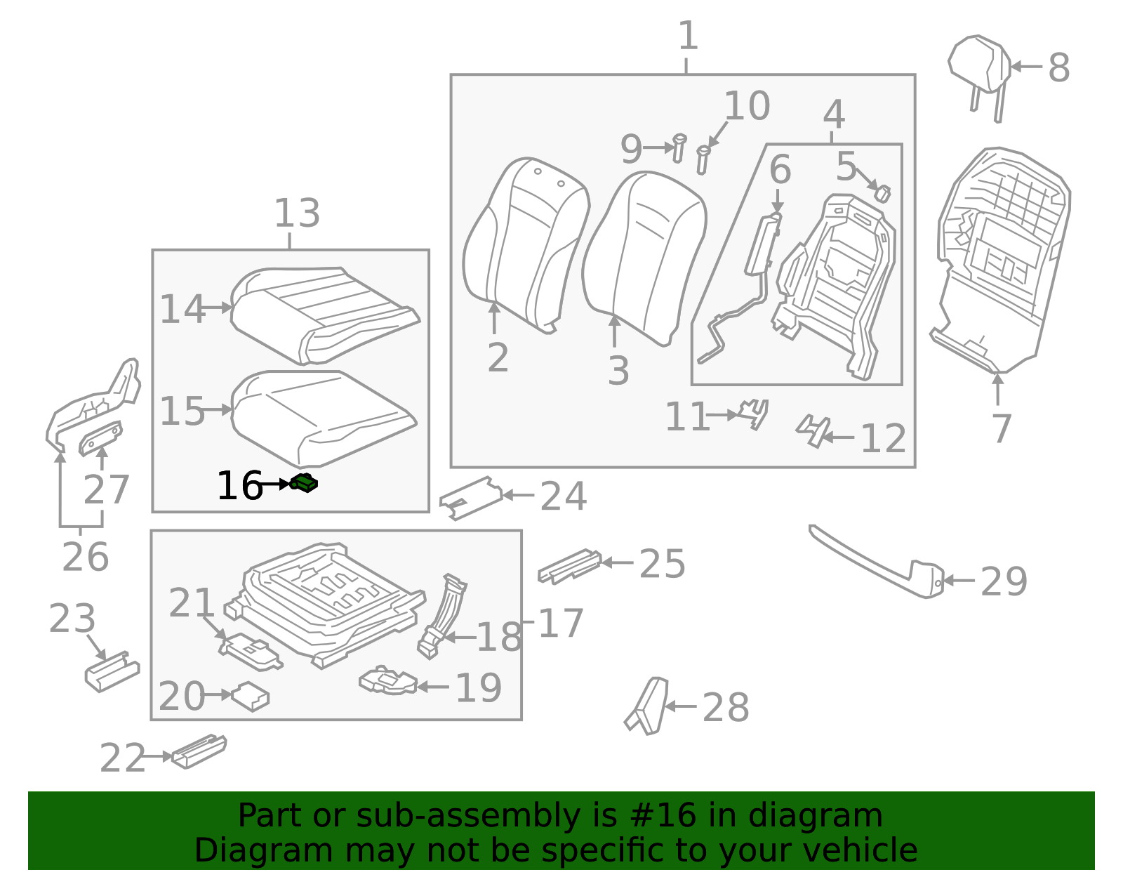 2019-2020 Kia K900 Occupant Module 80702-J6000 | TascaParts.com
