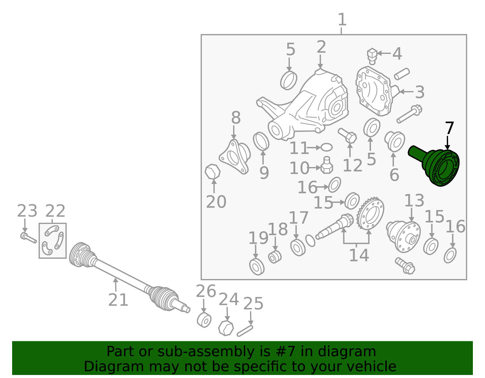 53036-25000 - Hyundai Drive Axle Shaft Retail Performance Auto Parts