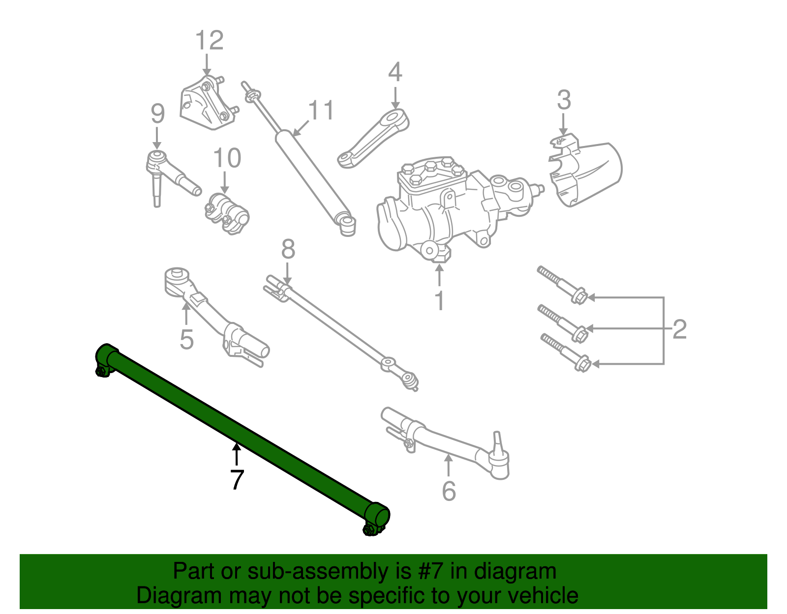 PC3Z-3281-B - Steering Tie Rod End Adjusting Sleeve 2005-2025 Ford ...