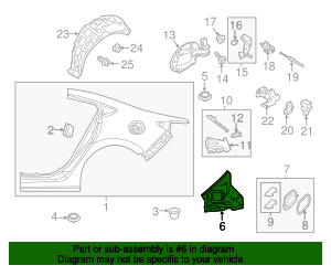 2014-2017 Mazda 6 Rear Panel GHY1-70-40X | OEM Parts Online