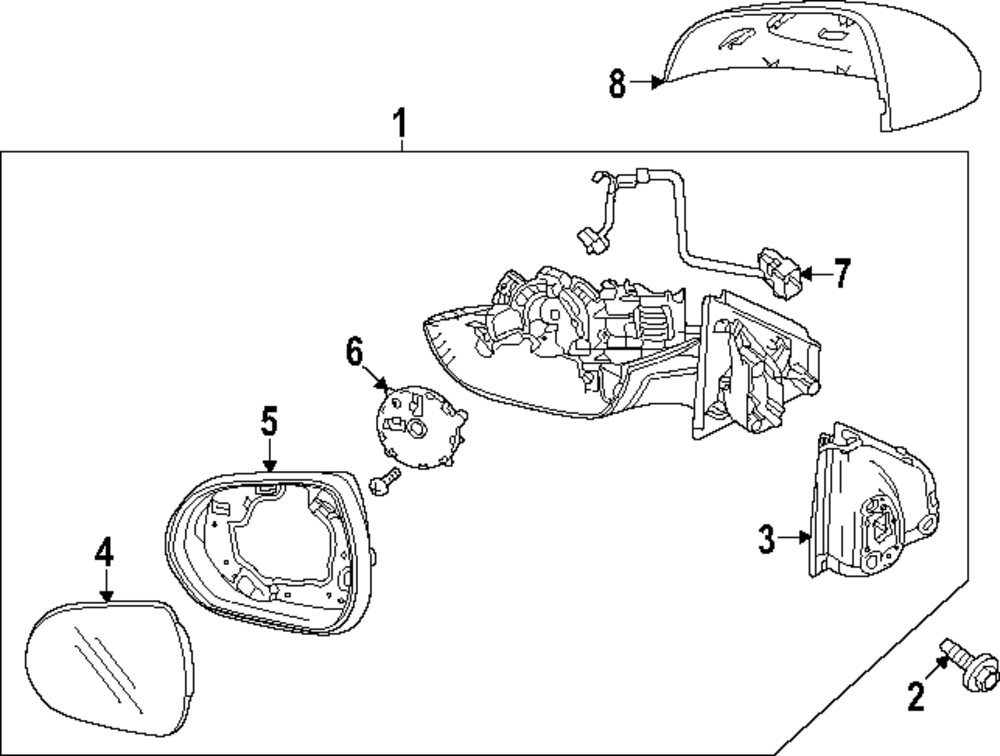 42891808 - Mirror Assembly | Partners Chevy