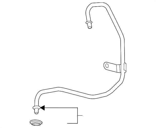 55569223 - Turbocharger Coolant Supply Line GM 2016-2019 Buick Cascada ...