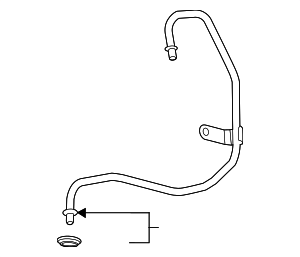 2016-2019 Buick Cascada Turbocharger Coolant Supply Line 55569223 GM ...