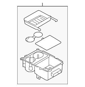 80A-864-981-F-6PS - Cup Holder 2018-2025 Audi | Audi OEM Parts Guy