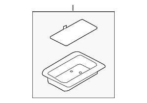 80A-864-075-B-6PS - Tray 2018-2025 Audi | Audi OEM Parts