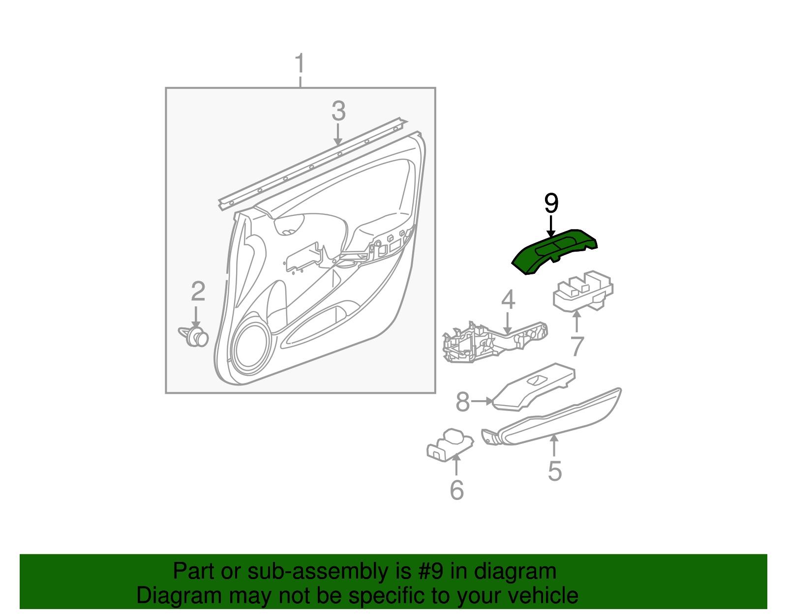 83543-TF0-G01ZA - Switch Panel 2009-2013 Honda Fit | Honda Parts Online