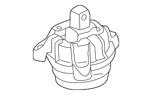 22116859846 - 2010-2019 BMW Motor Mount (22-11-6-859-846) | BMW of ...