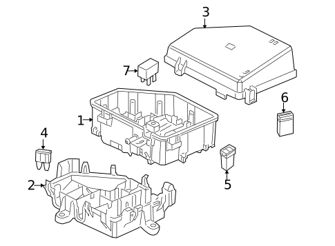 Fuse & Relay for 2015 Chevrolet Express 2500 | GMPartsDirect.com