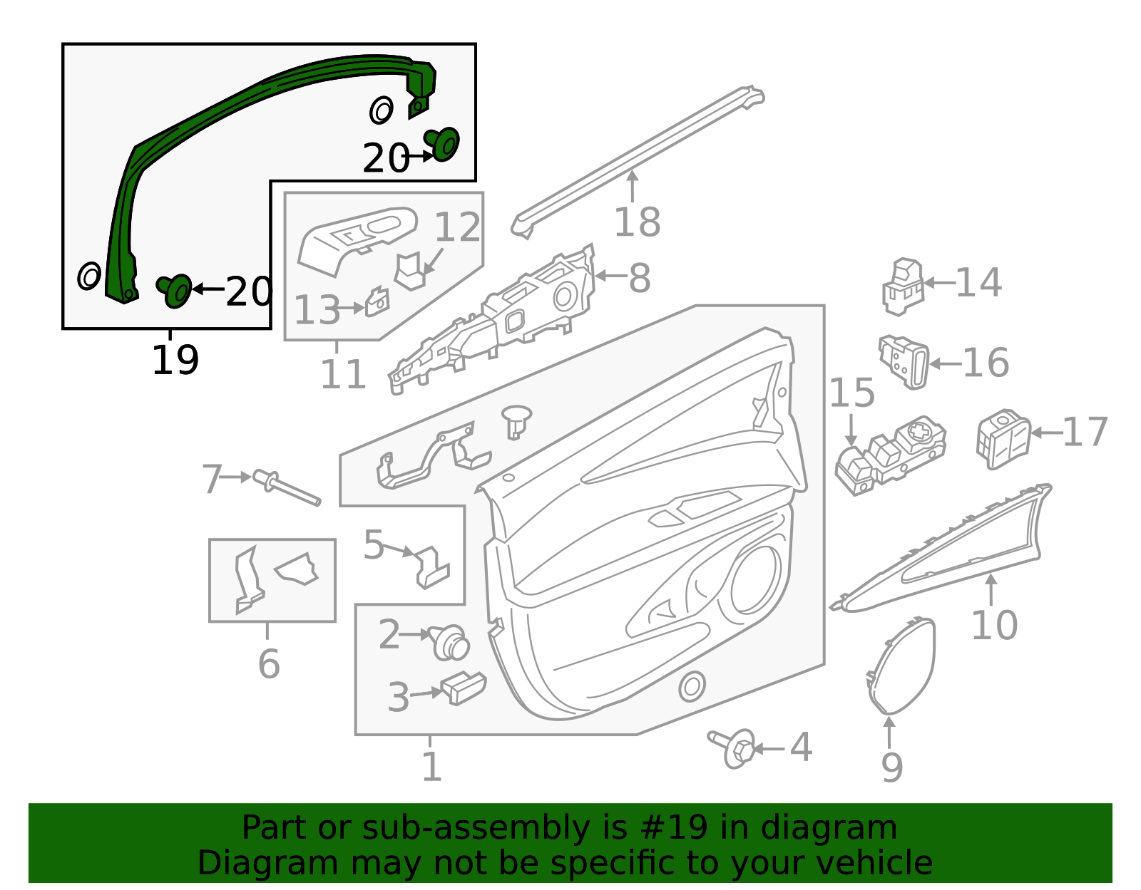 FA1Z-5800014-AC - Window Molding | Dealer Auto Parts