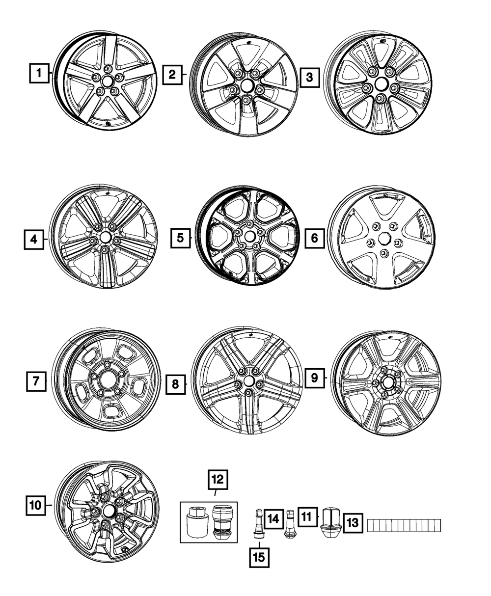 2017-2024 Ram Aluminum Wheel 04755578AA | Mopar OEM Parts Outlet
