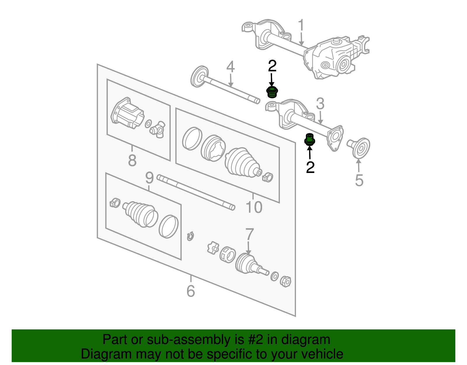 12479179 - OEM GM Difrntal Assy Bushing | GMPartsCenter.net | GM Parts ...