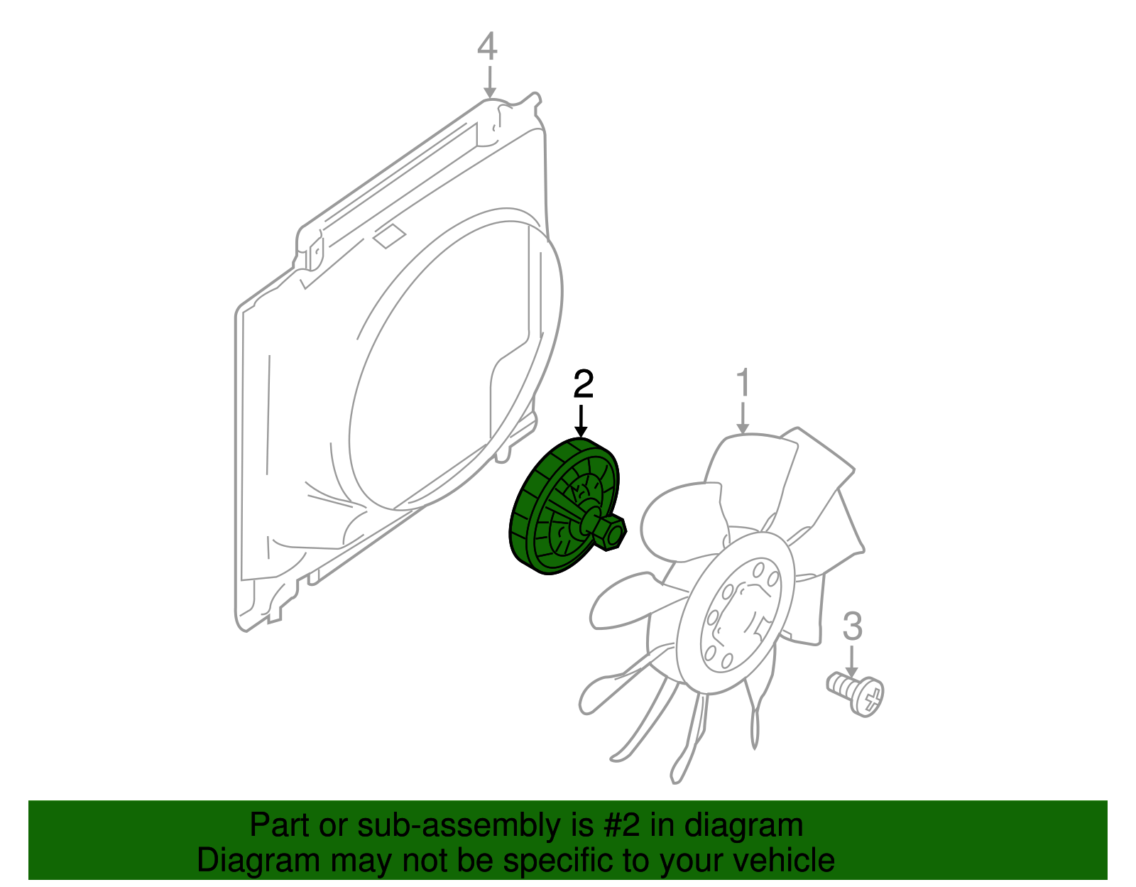 2008-2016 Ford Fan Clutch 7C3Z-8A616-D | Ford OEM Parts Outlet