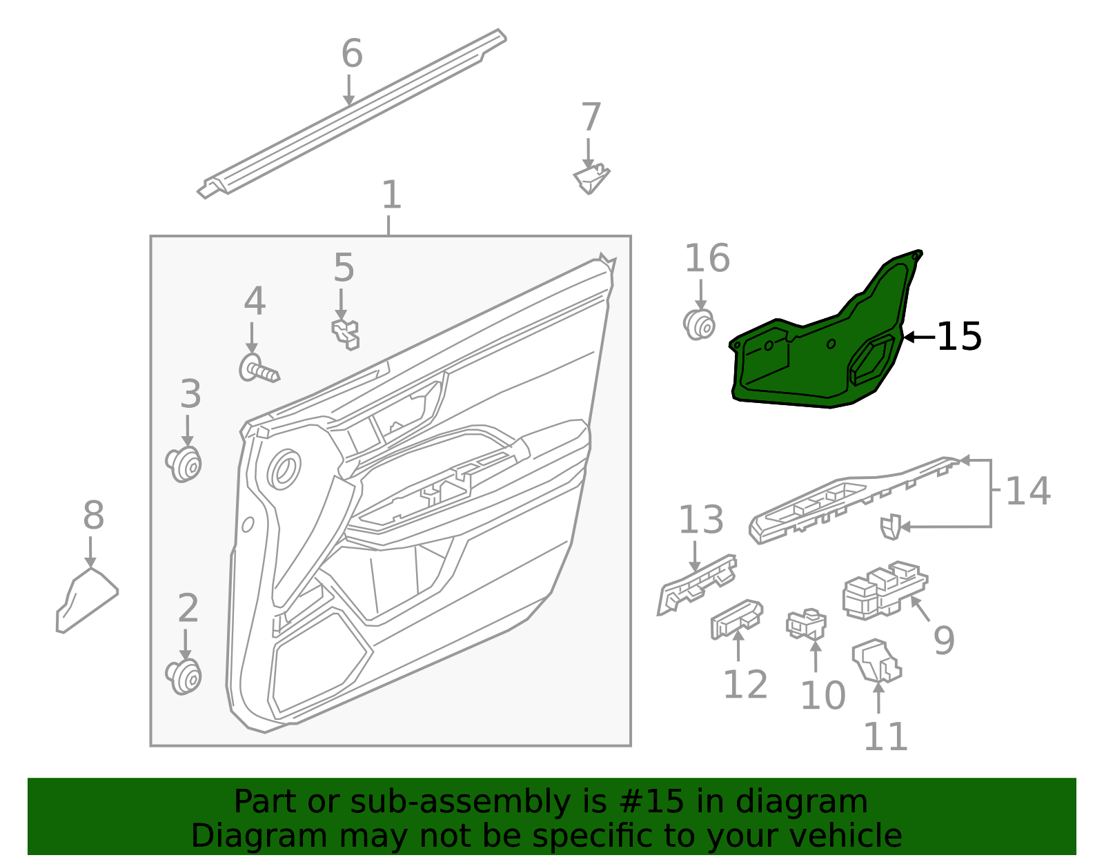 72321-TRT-A01 - High-Quality Door Water Deflector for 2018-2021 Honda ...