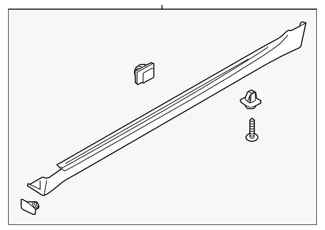 87751-3R200 - Rocker Molding 2014-2016 Kia Cadenza | Kia.Parts Store