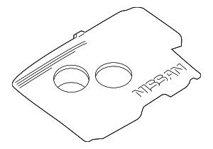 2019-2020 Nissan Altima Engine Cover 14041-6CA3A | Parts for Nissans