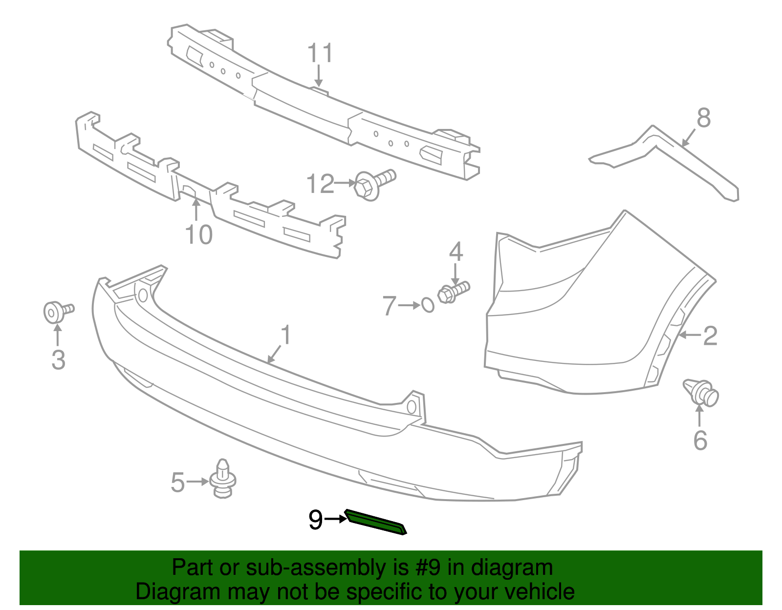 2010-2014 Honda Reflector 33555-SLJ-013 | OEM Parts Online