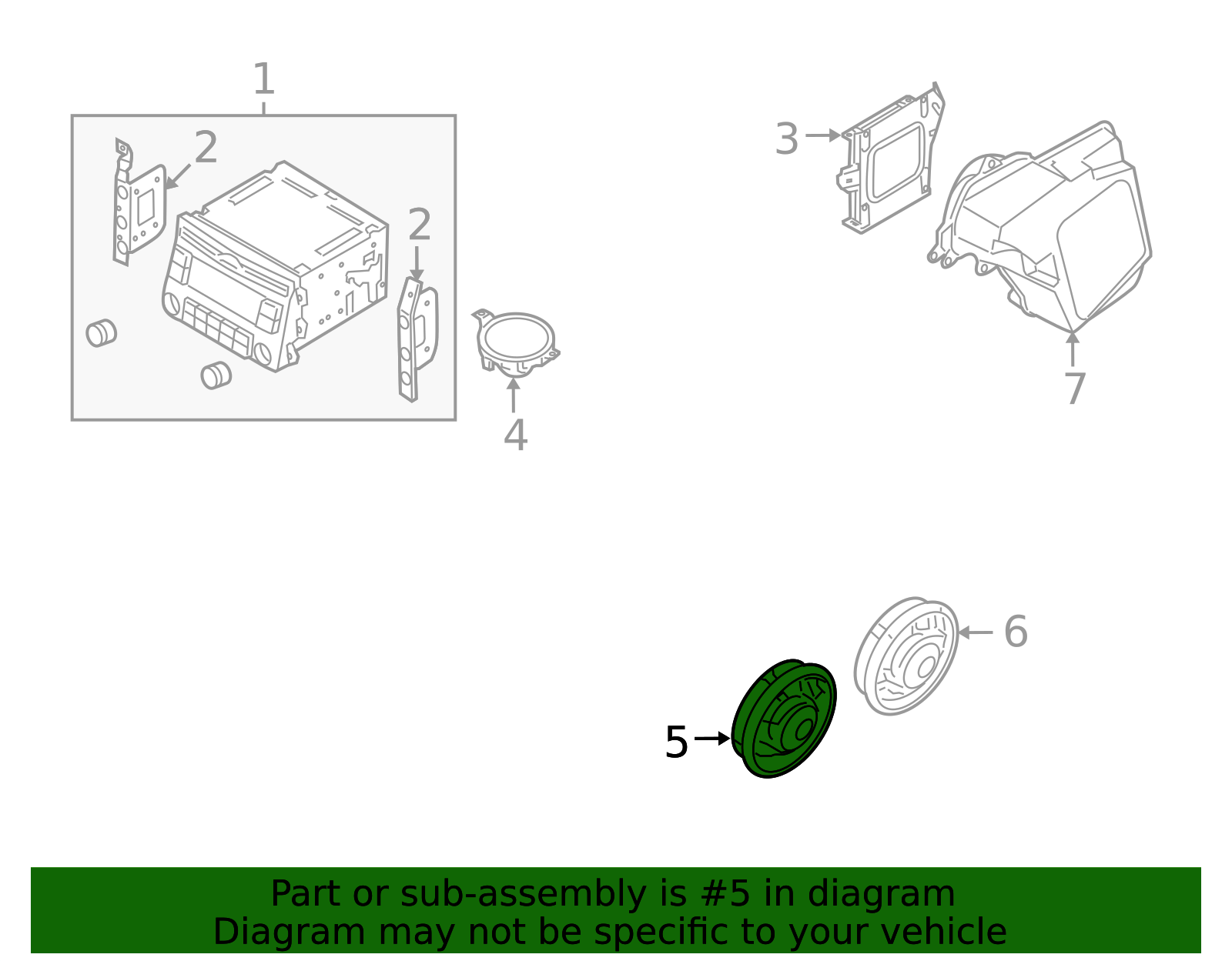OEM Speaker 96330-3J000 - Restore Crisp Sound Quality | AutoNation Parts