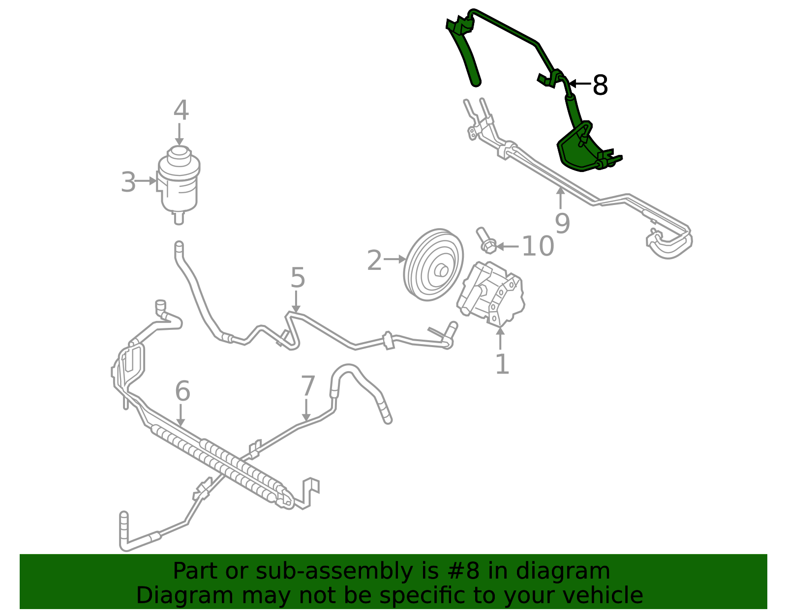 31329912 - Pressure Hose - 2008-2010 Volvo | Volvo OEM Parts Direct