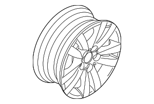 36116775600 - 2006-2012 BMW Wheel, Alloy (36-11-6-775-600) | BMW of ...