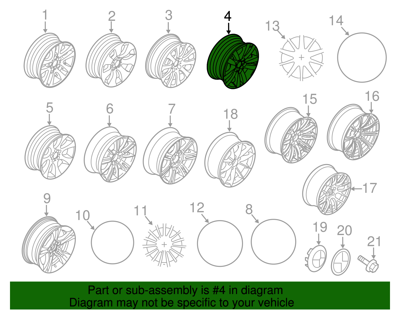 36-11-6-775-599 - Wheel, Alloy - 2006-2012 BMW | BMW Parts Exchange