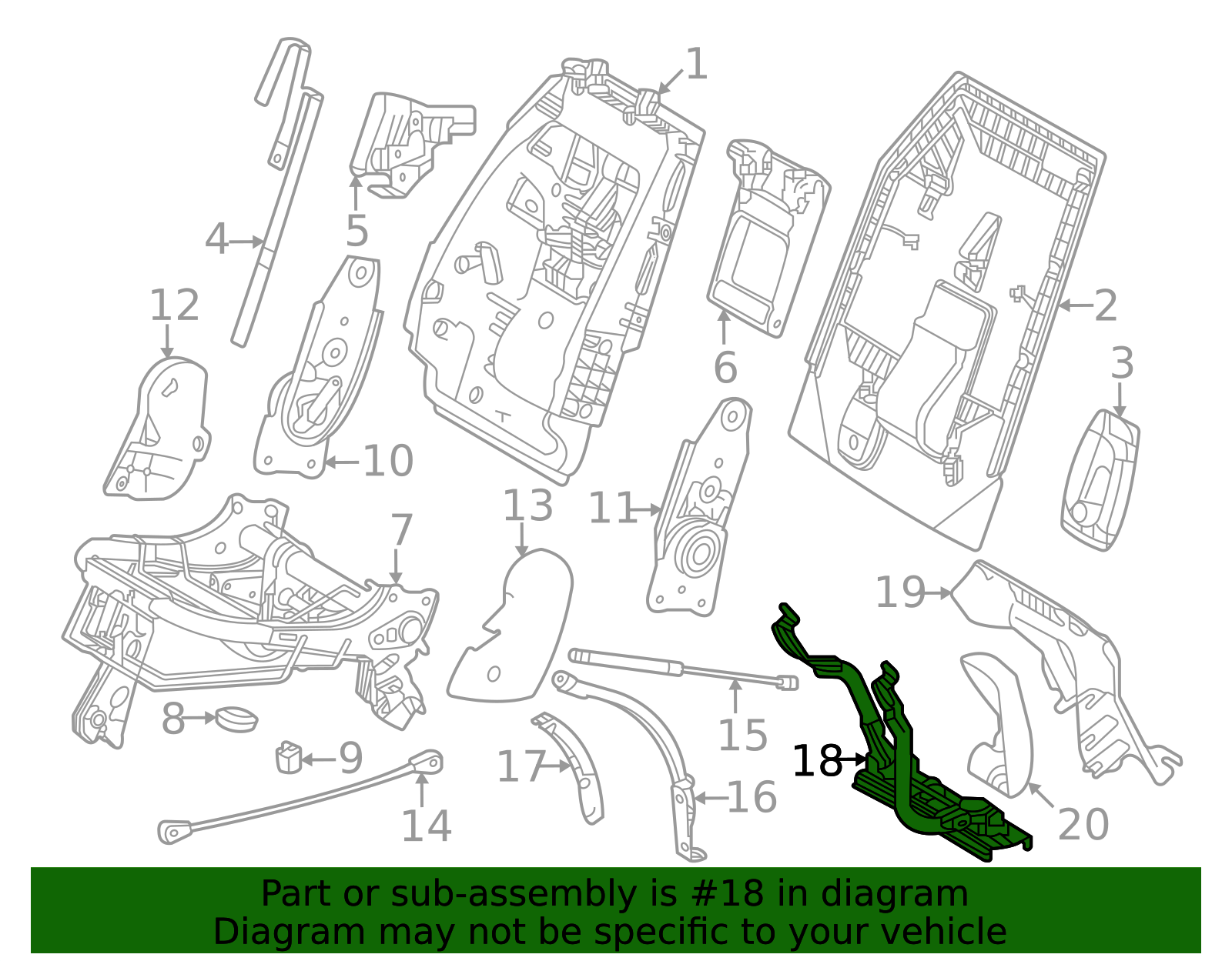 79806-08030 - High-Quality Seat Hinge for AutoNation Parts