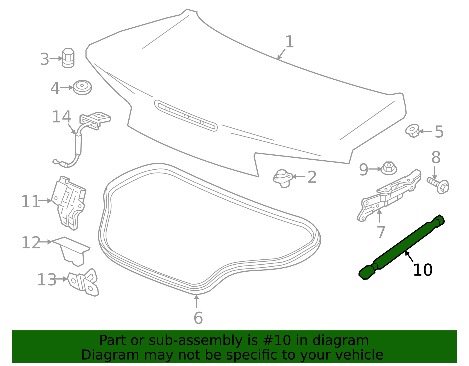 Buy Genuine GM Auto Parts - Strut (Part # 85614883) | GM Parts Store