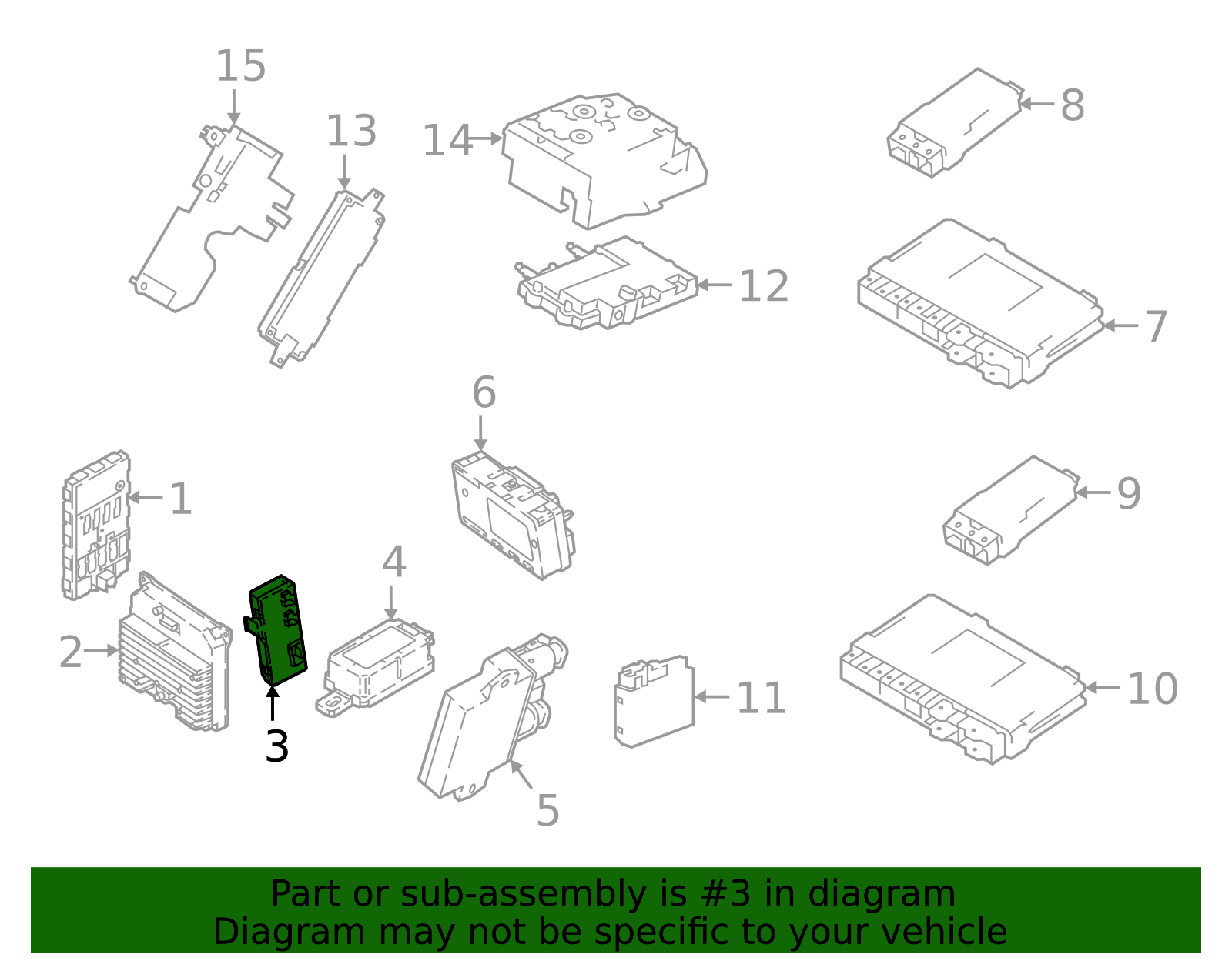BMW 2023-2025 BMW X7 Control Module 61-35-5-B52-9E4 | BMW AutoNation Parts