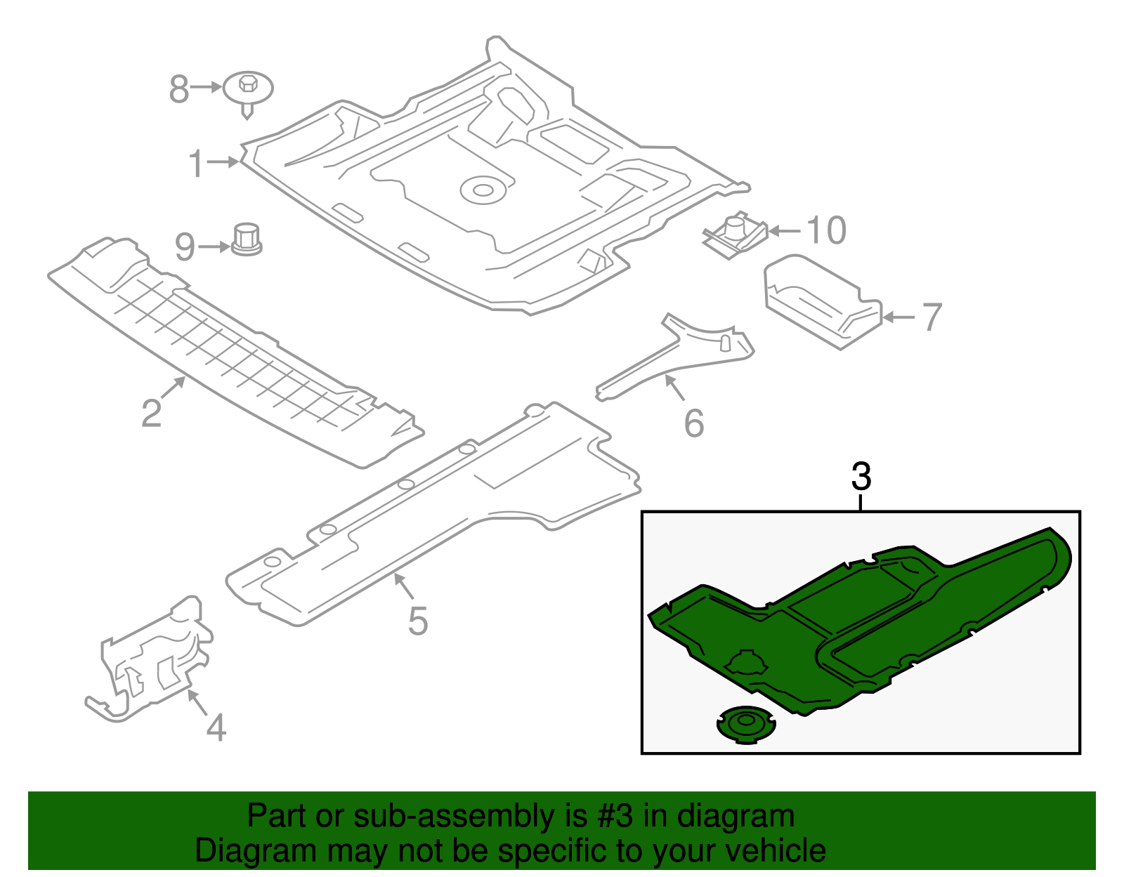 51757207893 - 2011-2015 BMW Under-Body Shield (51-75-7-207-893) | BMW ...