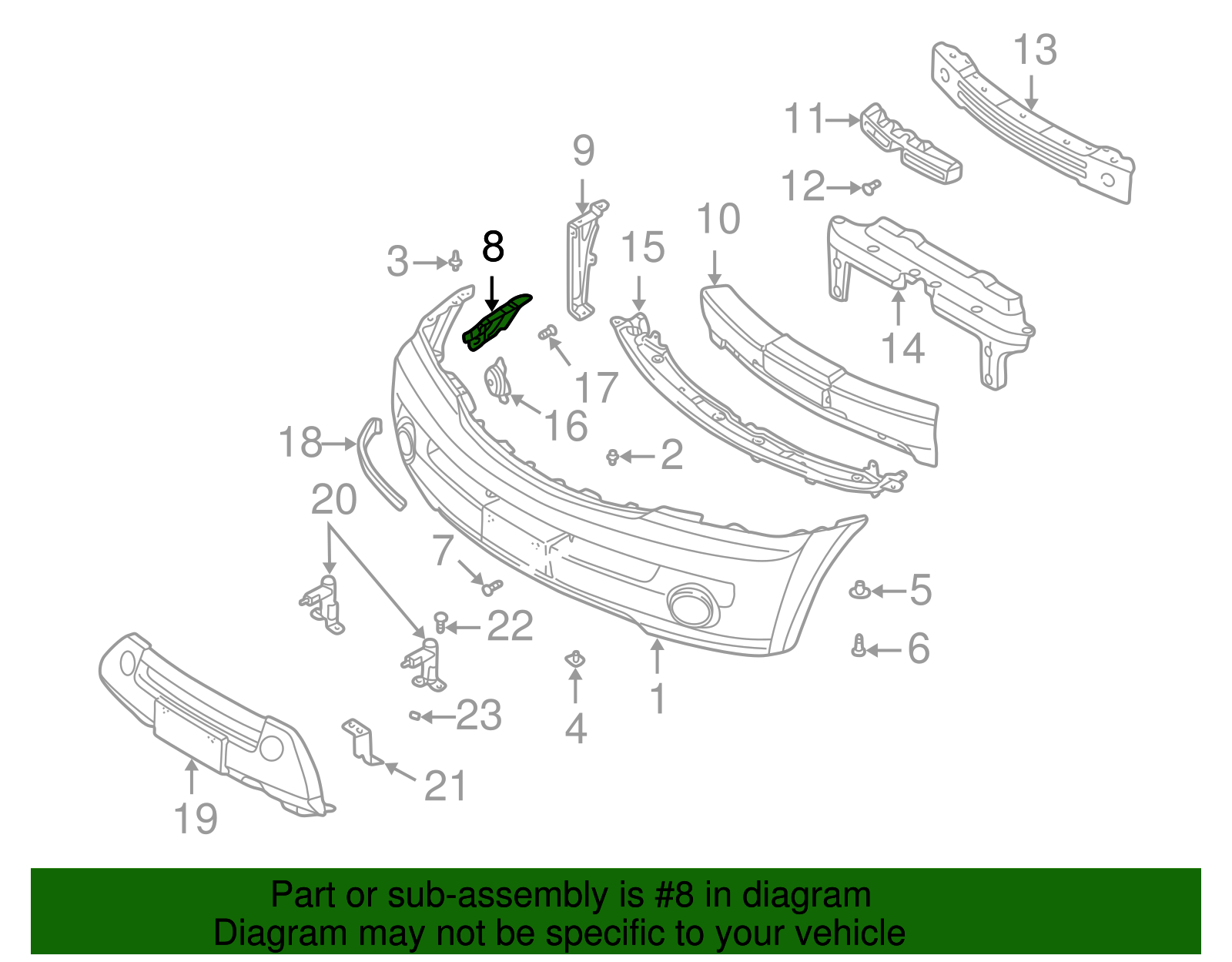 2003-2006 Kia Sorento OEM NEW 2003-2006 Kia Sorento Left Side Bracket ...
