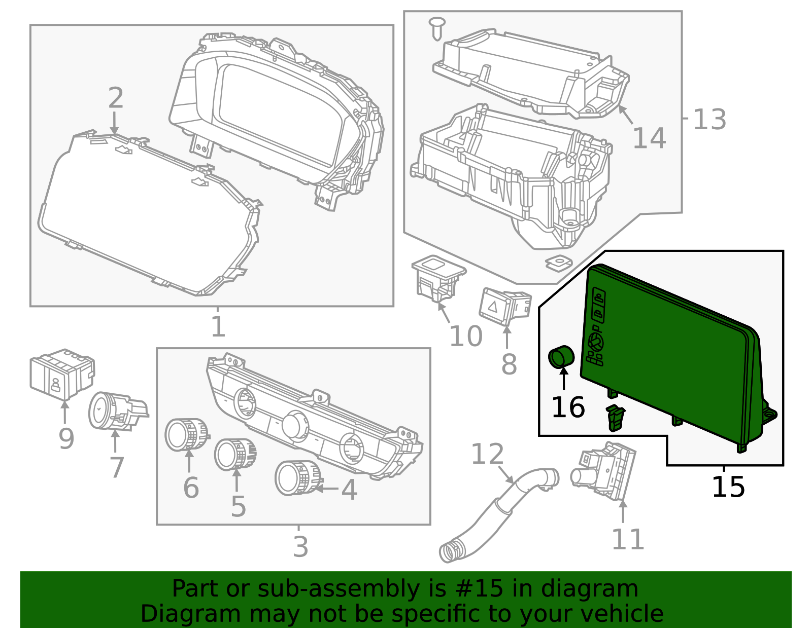 2023-2025 Acura Integra Center Display Assembly 8A100-3S5-A03 ...