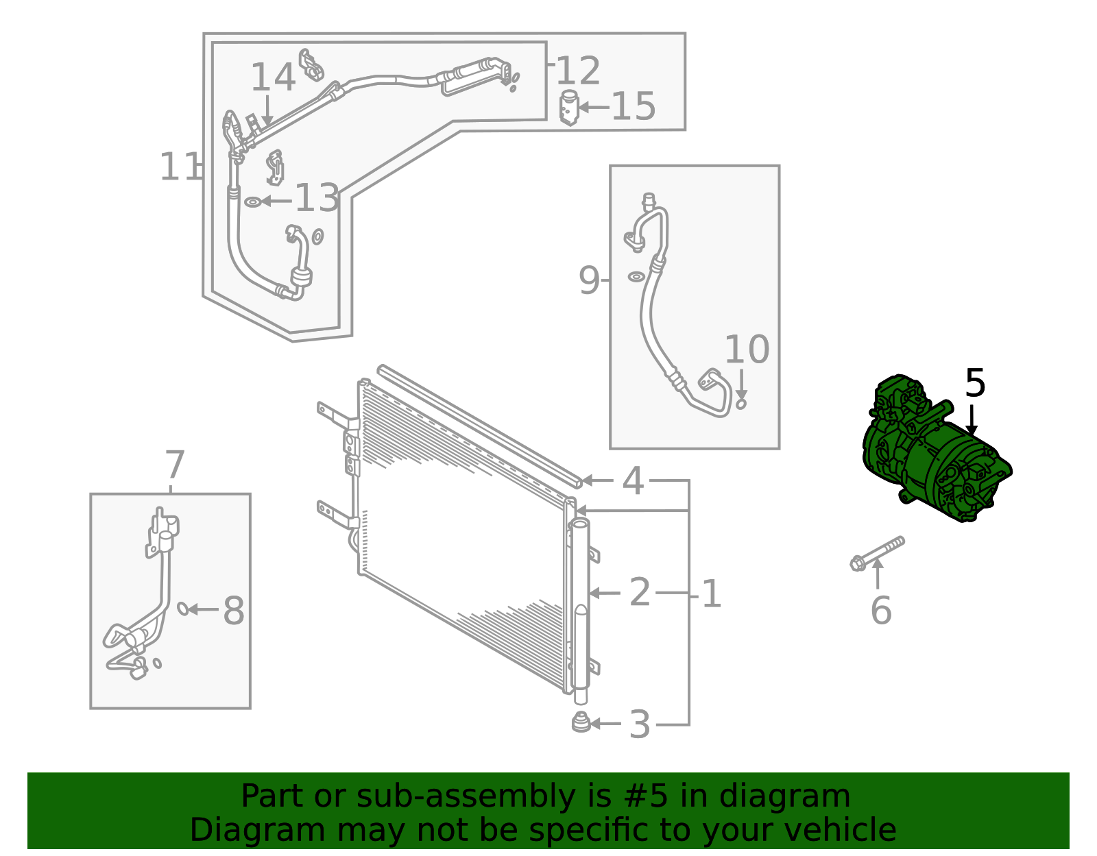 2021-2025 Hyundai Elantra Compressor Assembly 97701-G5000 | QuirkParts