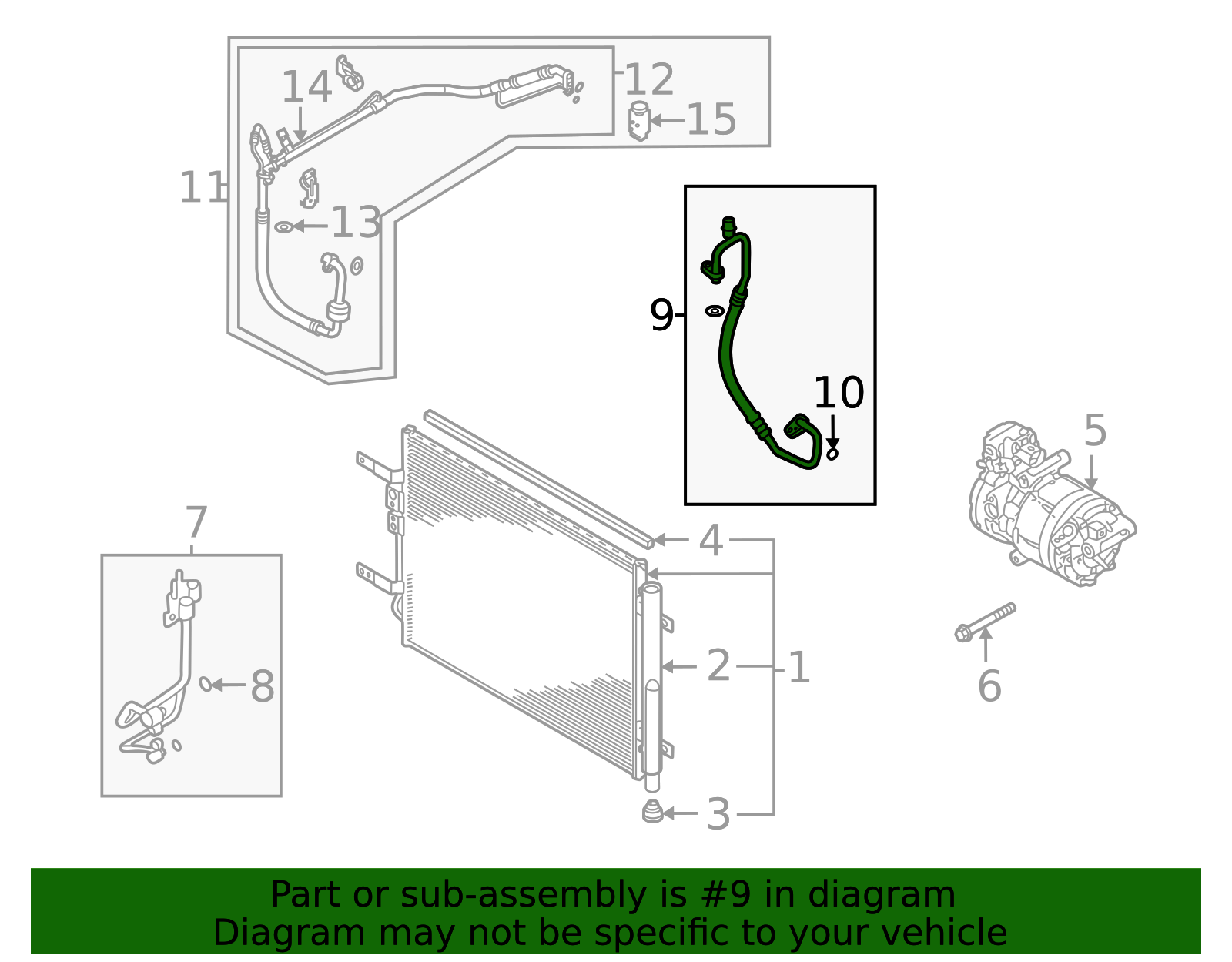 Hyundai - 97762-BY000 - Discharge Hose - 2021-2025 Hyundai Elantra ...
