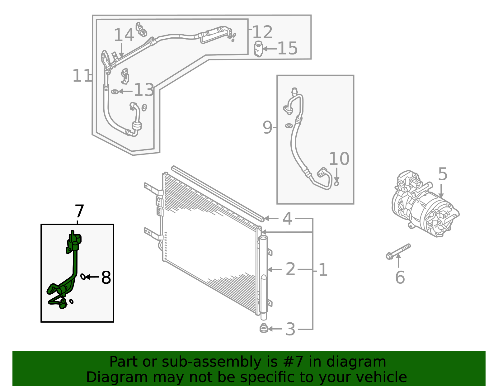 2021-2025 Hyundai Elantra Front AC Tube 97761-BY000 | MotorMotor