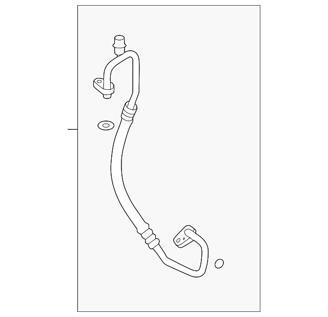 Hyundai - 97762-BY000 - Discharge Hose - 2021-2025 Hyundai Elantra ...