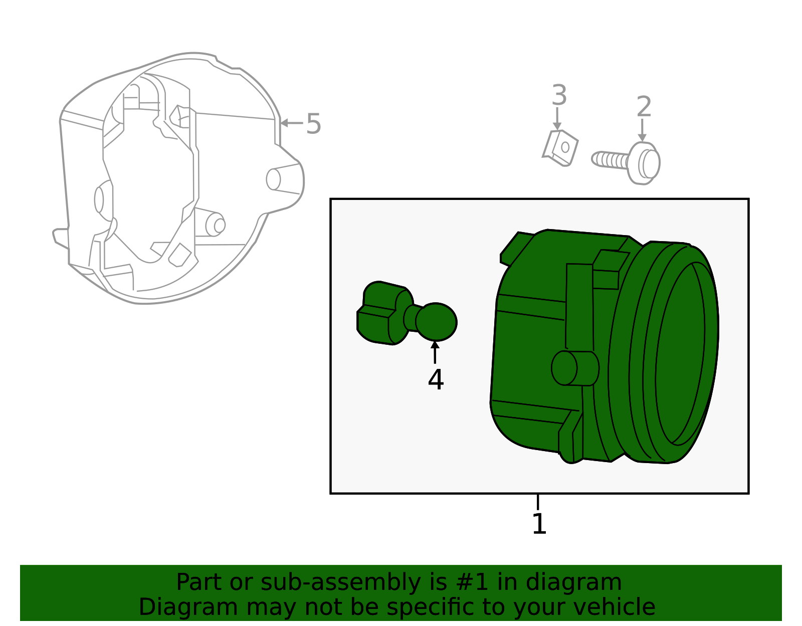 2011-2013 Dodge Durango Fog Lamp Assembly 05182024AA | Mopar Parts Canada