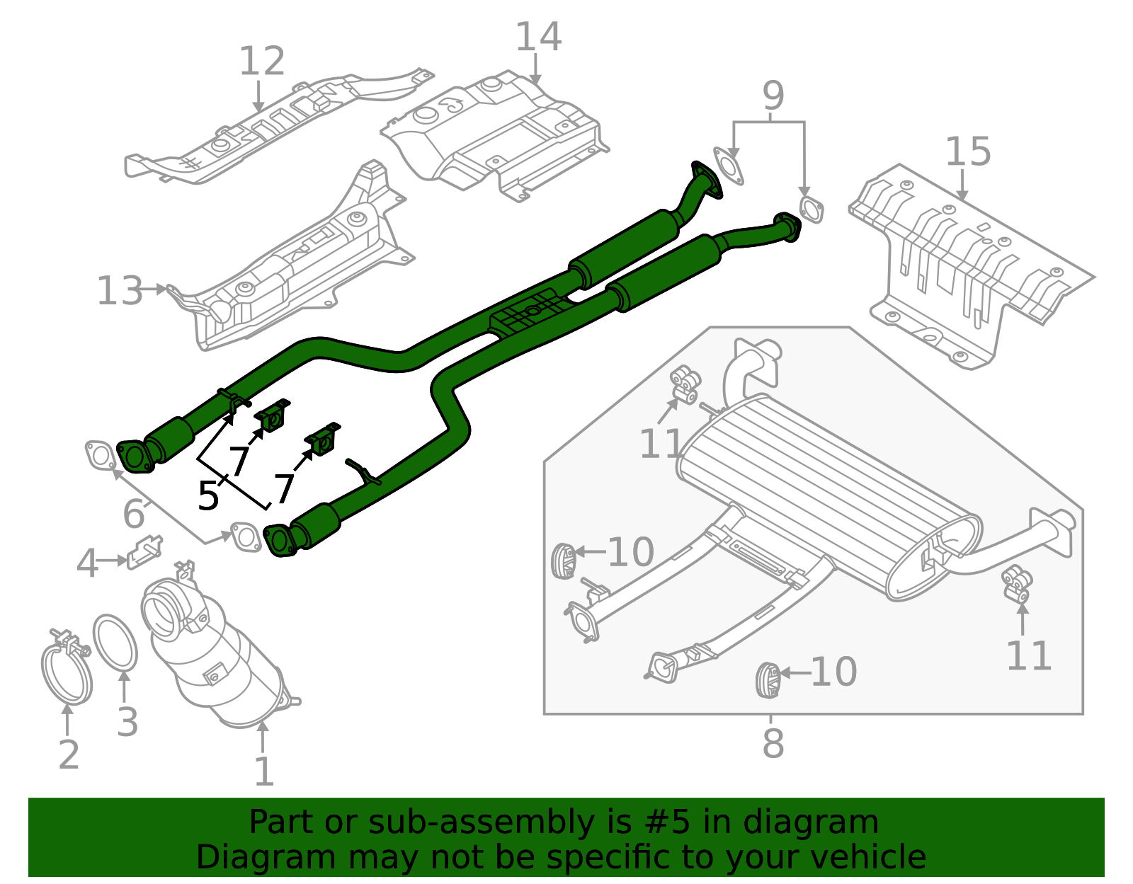 28610-AR100 - Hyundai Front Pipe 2022-2025 Genesis GV70 | Performance ...