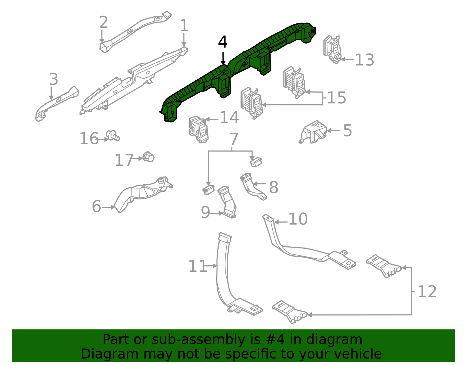 2021-2024 Ford Bronco Air Distributor M2DZ-19B680-A | Blue Springs Ford ...