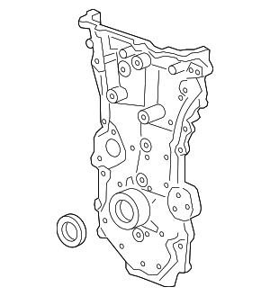 2016-2022 GM Engine Front Cover with Crankshaft Front Oil Seal 25203060 ...