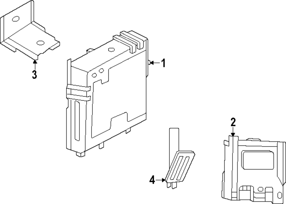 2023-2025 Nissan ARIYA Control Module Bracket 284L7-5MP1B | Mossy ...