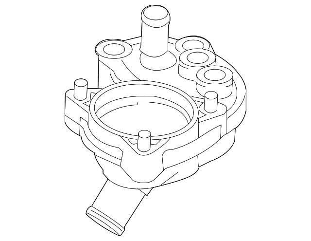 2001-2011 Ford | Thermostat Housing | 2L5Z-8592-BB | Walls' Ford Parts