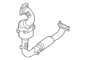F1FZ-5E212-B - Catalytic Converter - 2016-2018 Ford Focus | Lasco Auto ...
