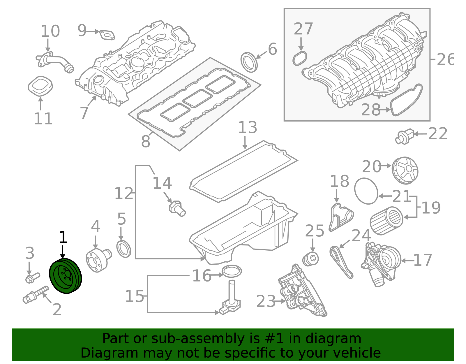 2015-2021 BMW | Vibration Damper | 11237853850 | BMW OEM Parts Store