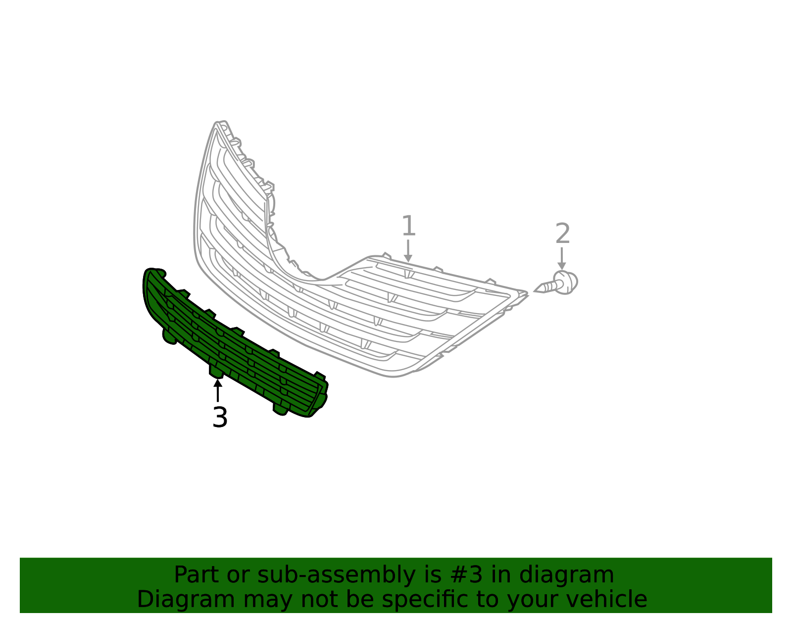 Genuine Official Toyota Lower Grille part# 53112-06090 for 2010-2011 ...